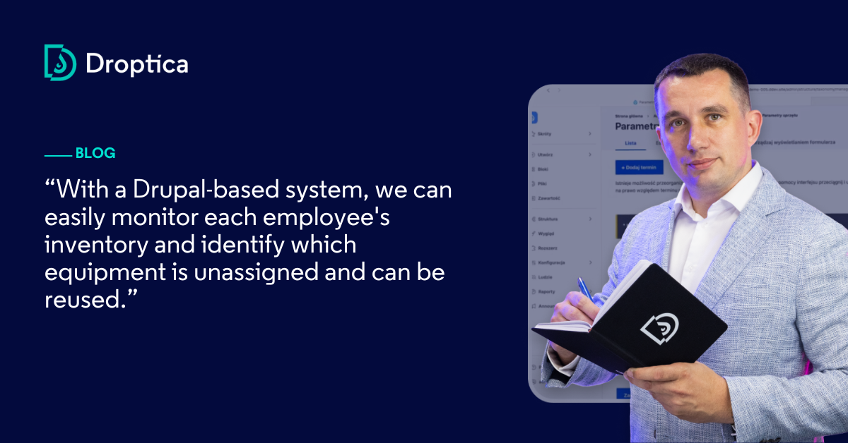 Business assets inventory - how to build a system? | Droptica